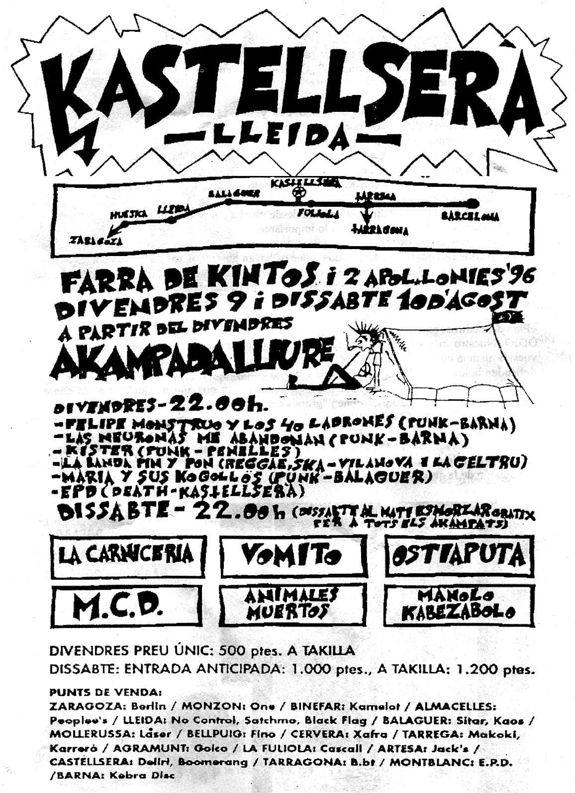 VOMITO- Direkto Kastellserà '96 - Manerasdevivir.com